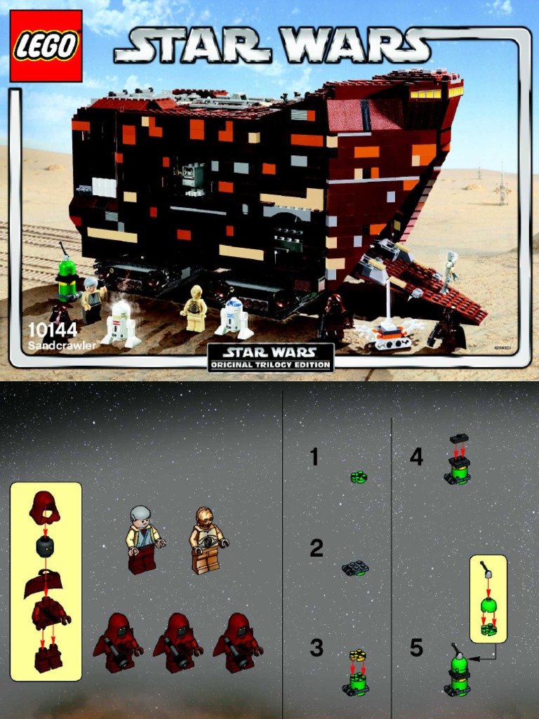 LEGO Sandcrawler Instruction Manual (10144) | PDF
