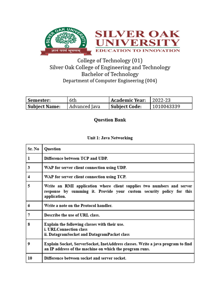Aj QB | PDF | Computing | Computer Science