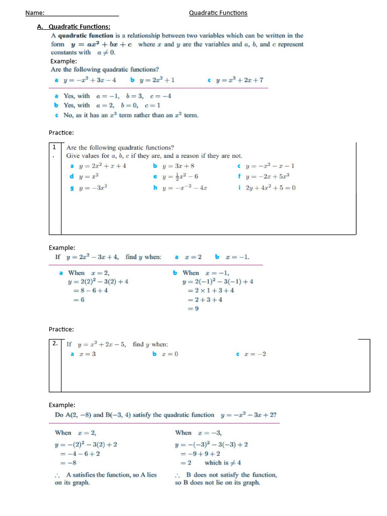 Quadratic Functions | PDF | Theoretical Computer Science | Graph Theory