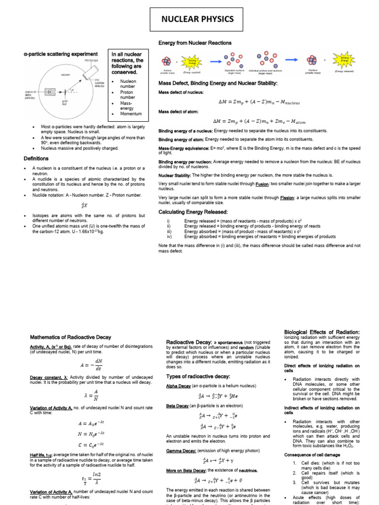 1 PDFsam 20 Nuclear-Physics | PDF | Radioactive Decay | Atomic Nucleus