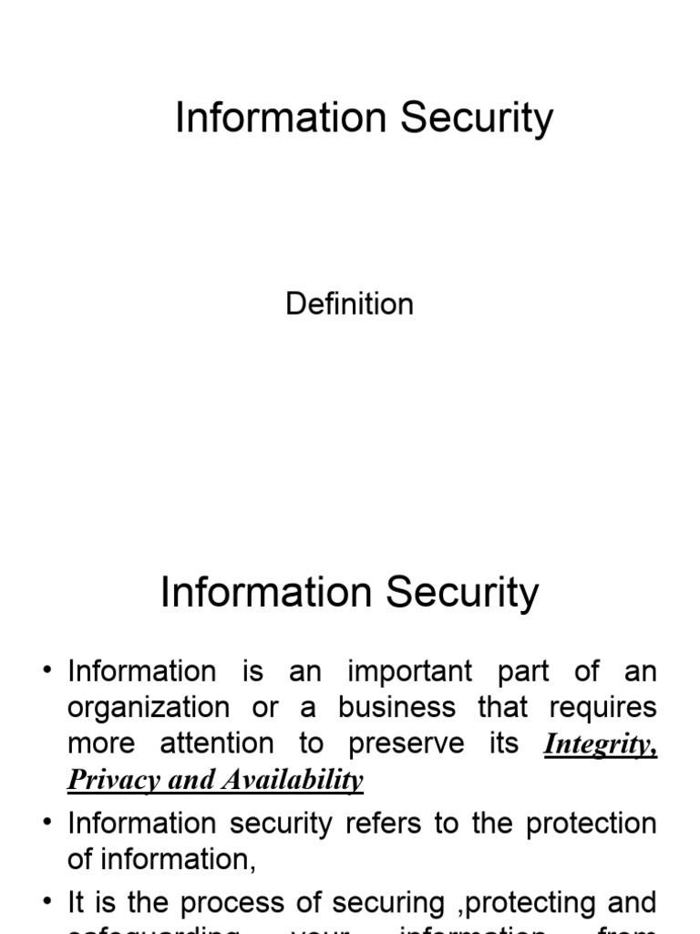 Understanding Information Security Essentials | PDF | Information ...