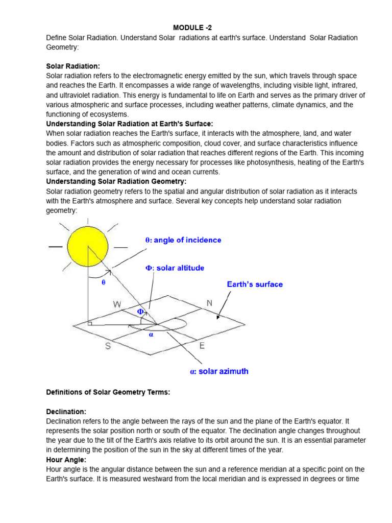 MODULE 2 | PDF | Solar Energy | Solar Power