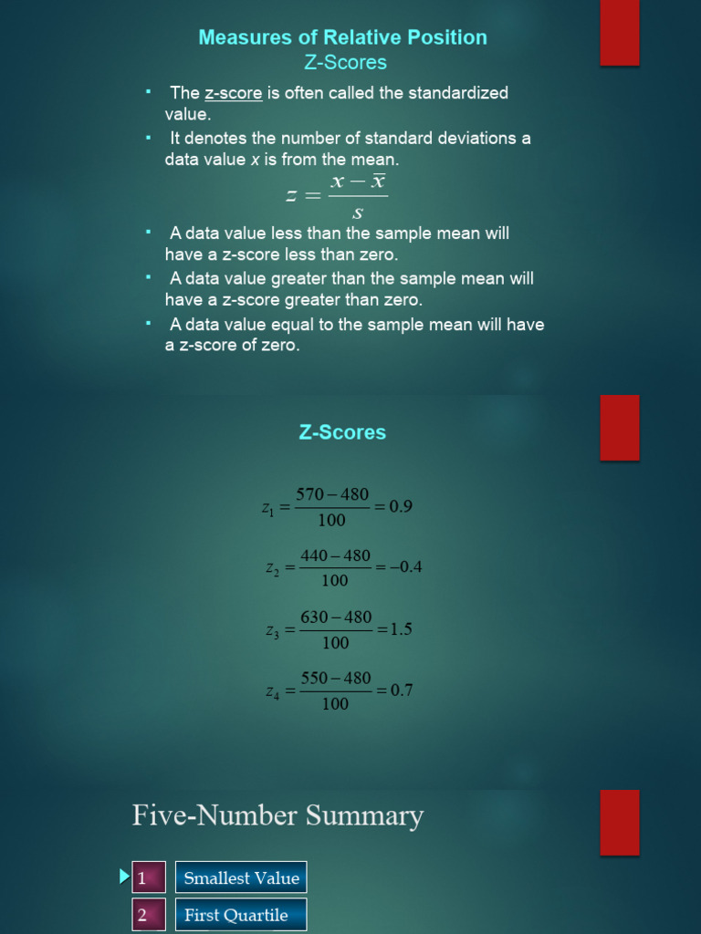 Five Number Summary | PDF | Statistical Analysis | Teaching Mathematics