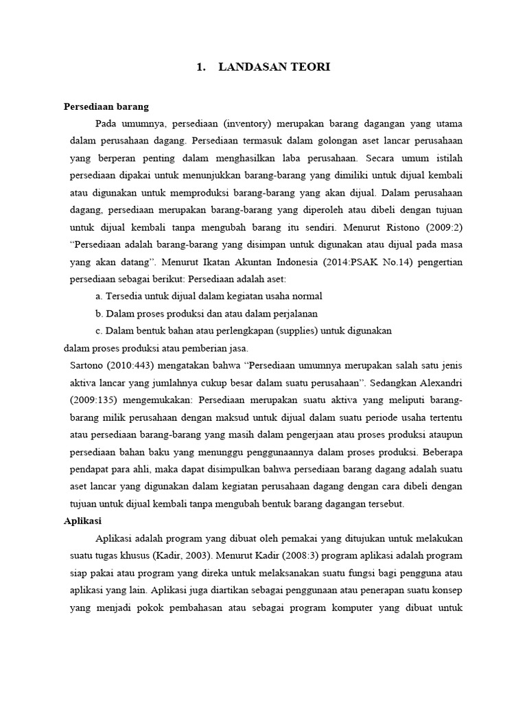 Bab 2 - LANDASAN TEORI | PDF | Komputer