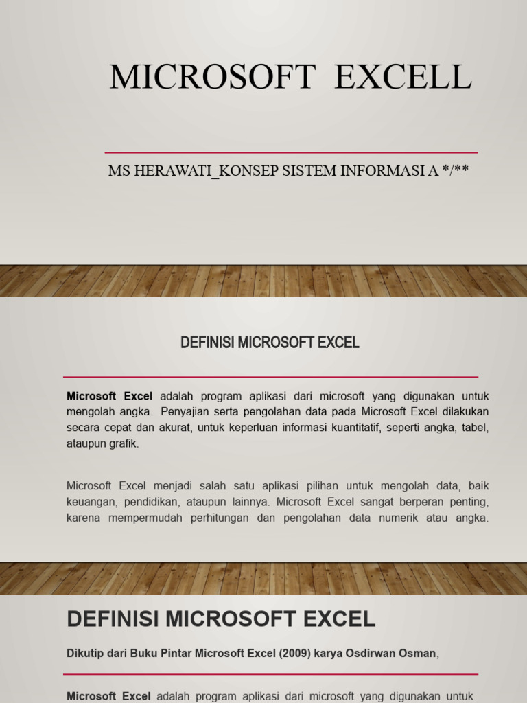 Microsoft Excell | PDF