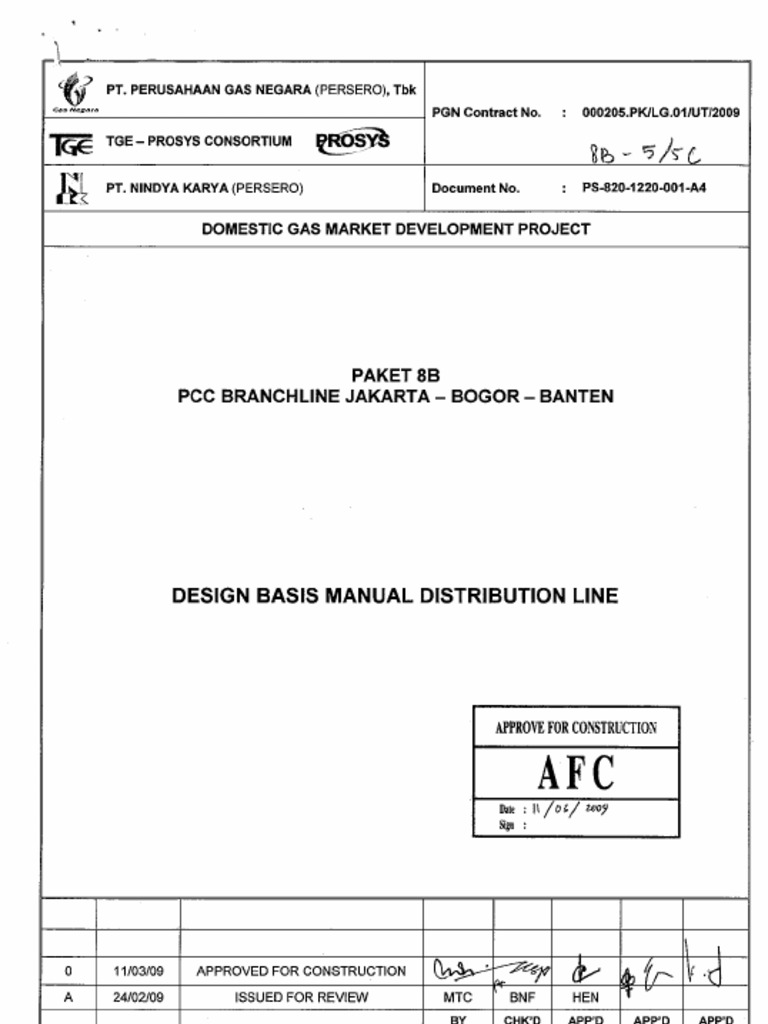 DBM Districution Line Rev.0 (Approved) | PDF