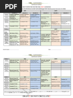CXC Study Timetable Table | PDF