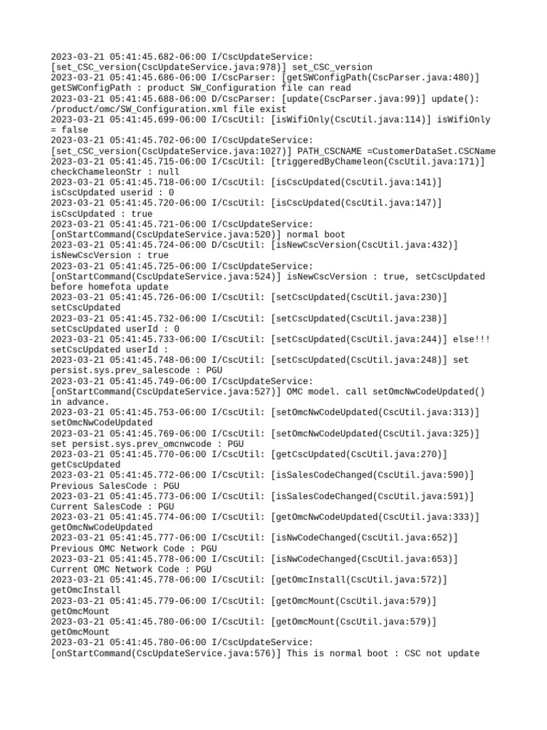 Home Fota Update Log | PDF | Computer Programming | Java Platform