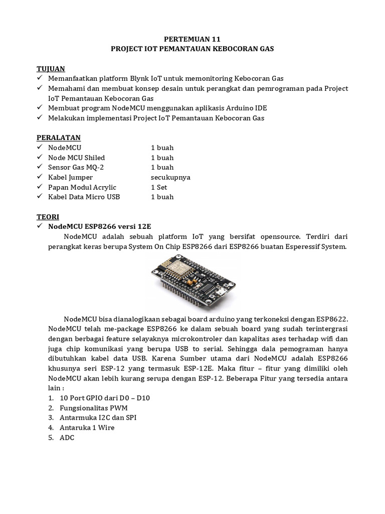 Modul Internet of Things | PDF