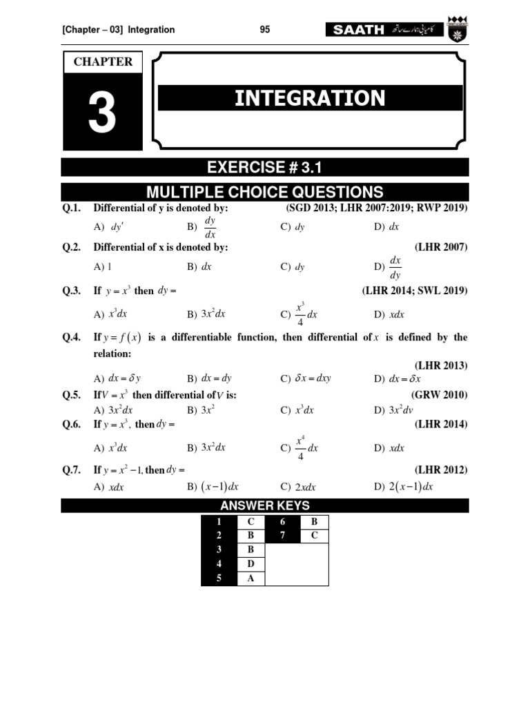 Math-II CH 3 | PDF | Elementary Mathematics | Functions And Mappings