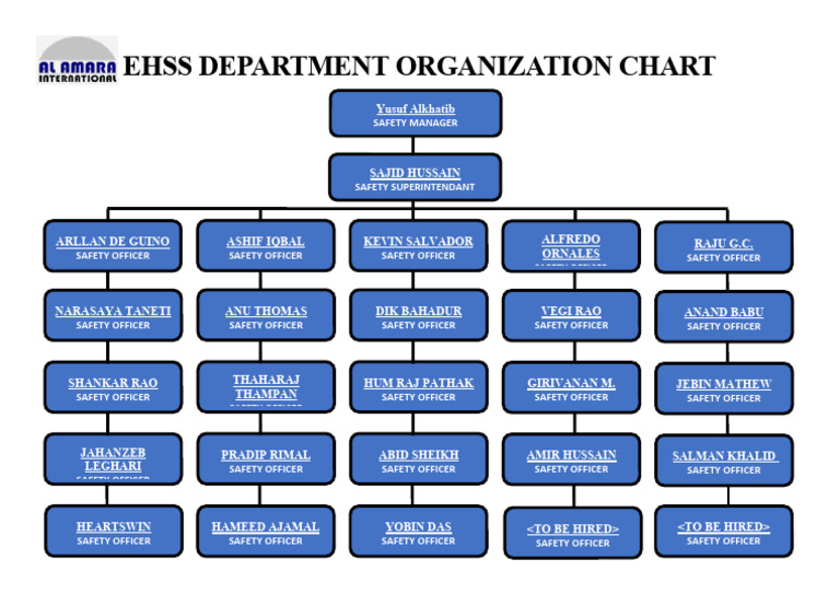 Ehss Department Organization Chart | PDF
