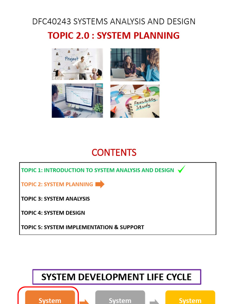 Topic 2 DFC40243 System Planning Ver2.0 | PDF | System | Information