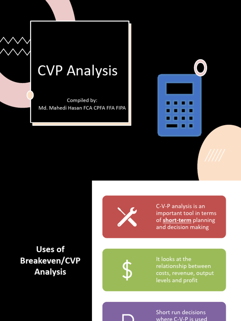 CVP Analysis | PDF | Business Economics | Business