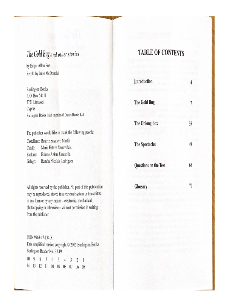 The Gold Bug. Part 1 | PDF