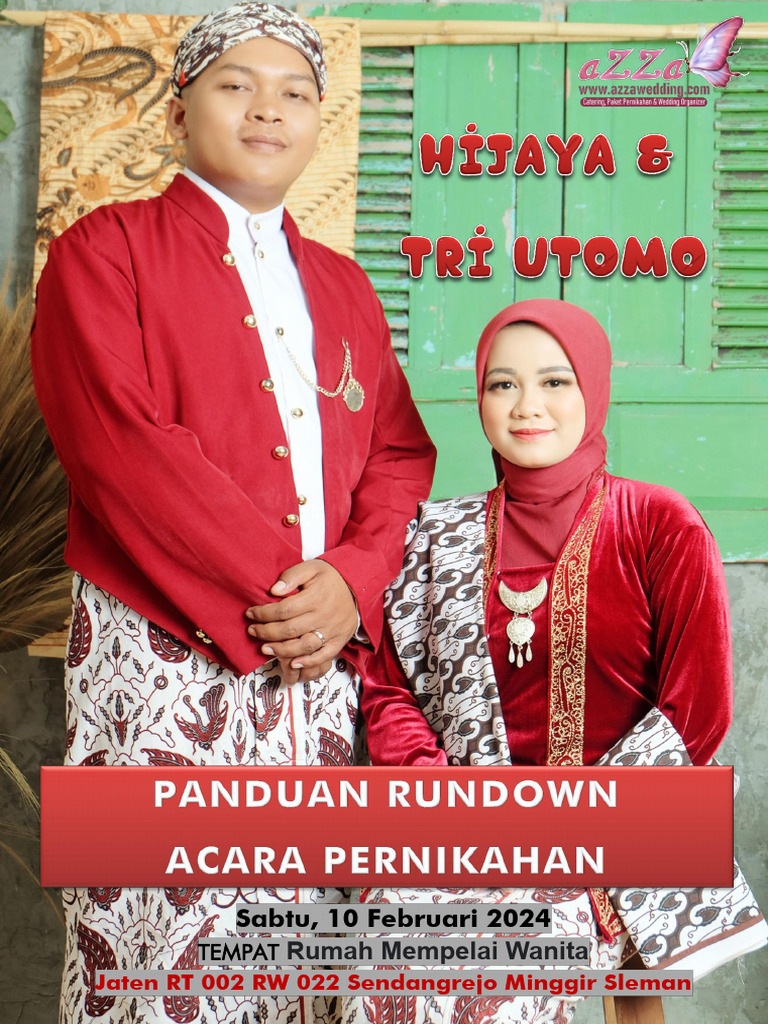 Panduan Pernikahan Hijaya dan Tri Utomo | PDF