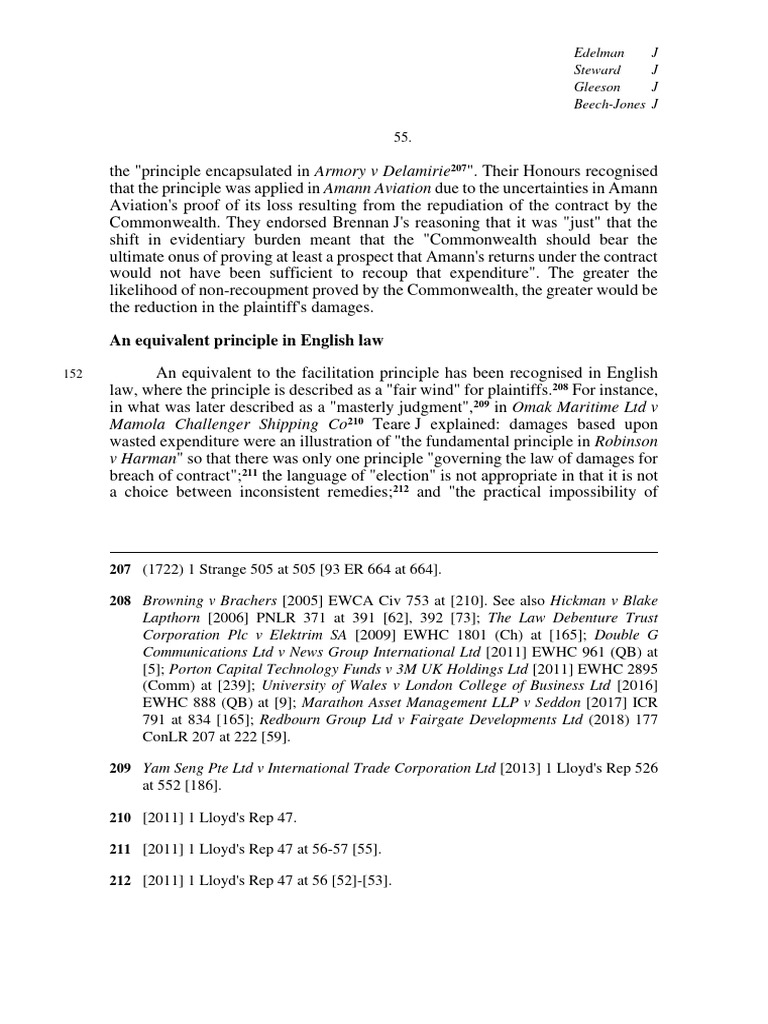 An Equivalent Principle in English Law | PDF | Business Law | Civil Law ...
