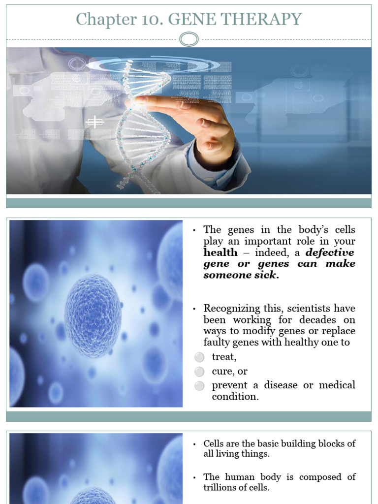 (GED109) Chapter 10 Gene Therapy | PDF | Gene Therapy | Gene