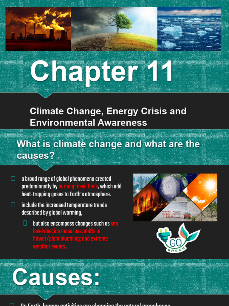 (GED109) CH 11 Climate Change, Energy Crisis and Environmental ...