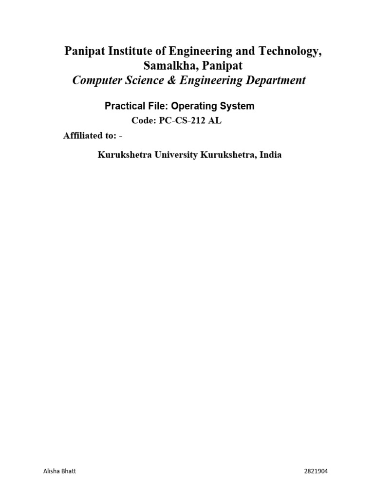 OS Practical FiLE | Download Free PDF | Scheduling (Computing) | Process (Computing)