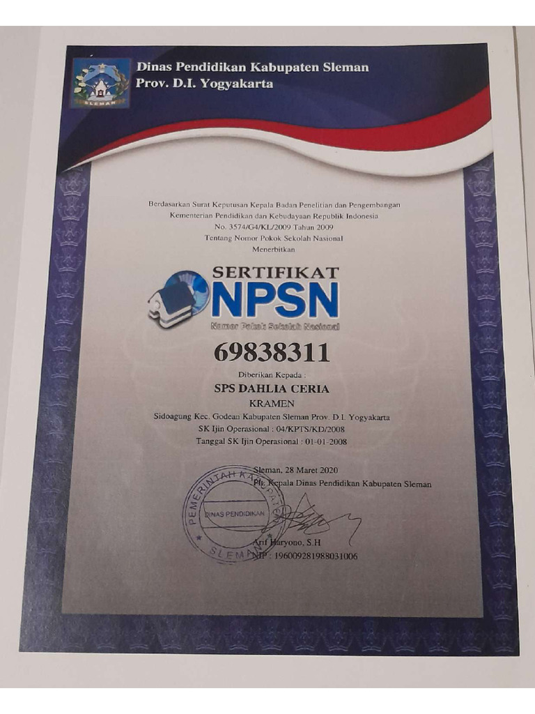 NPSN | PDF