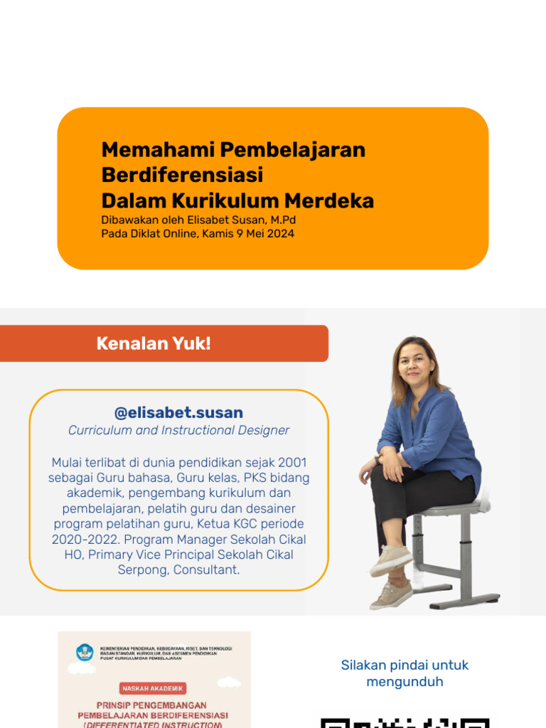 DAY1 - Memahami Pembelajaran Berdiferensiasi Dalam Kurikulum Merdeka | PDF