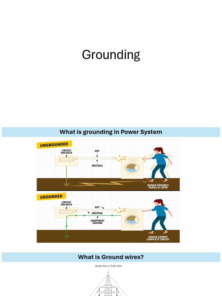 Grounding | Download Free PDF | Electrical Substation | Electric Power ...