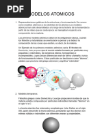 Modelo atómico de Nagaoka y Saturnino | PDF | Átomos | Núcleo atómico