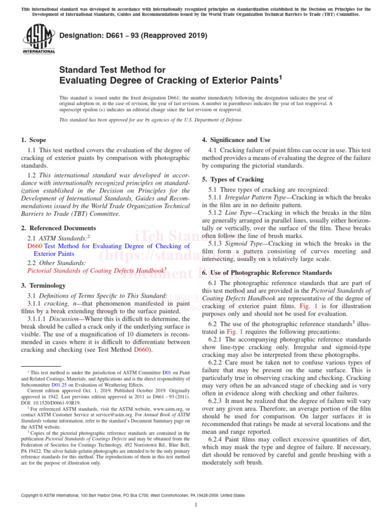 Astm D661 93 2019 | PDF | Fracture