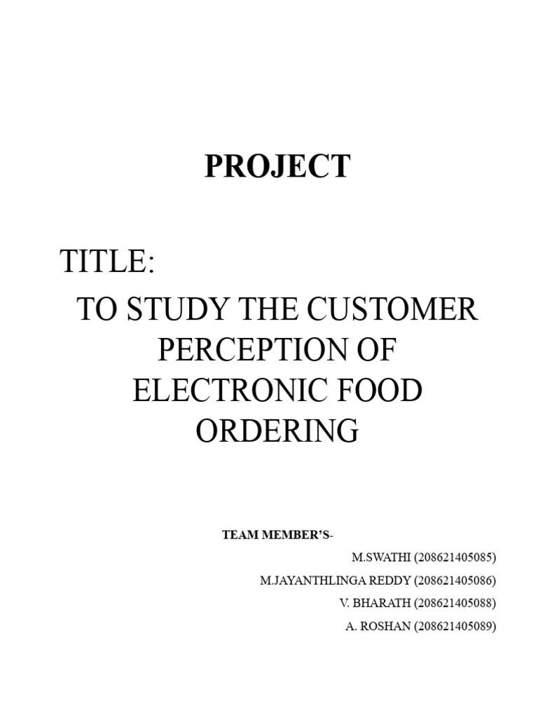 Marketing Sample Project (1) - 1 | PDF | Marketing | Internet