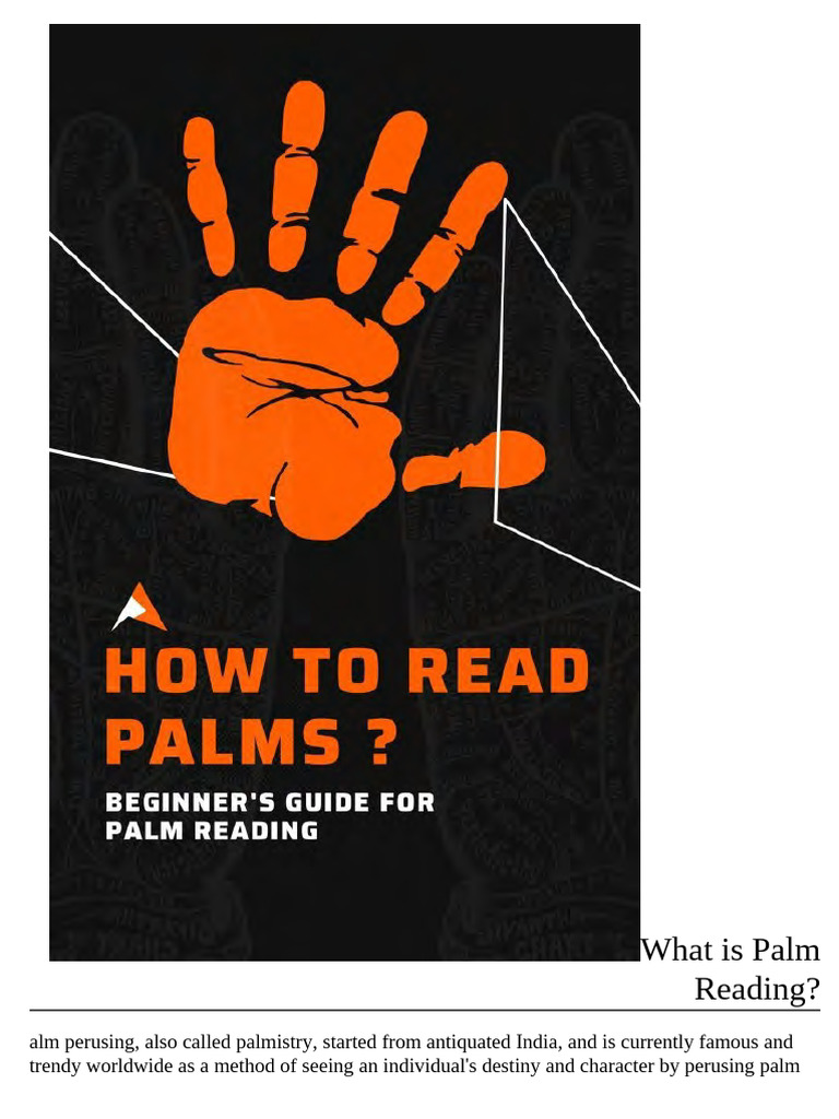 Beginner's Guide to Palm Reading | PDF | Planets In Astrology | Hand