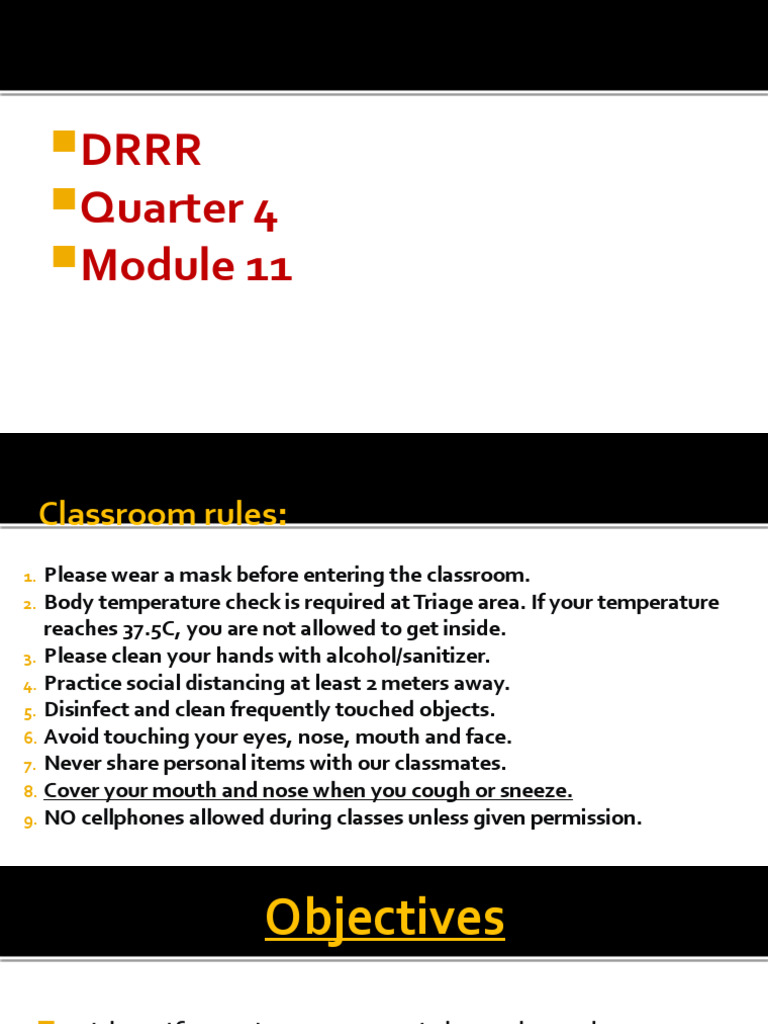 DRRR PPT M11 SY21 22 For Student 2 | PDF | Earthquakes | Seismology