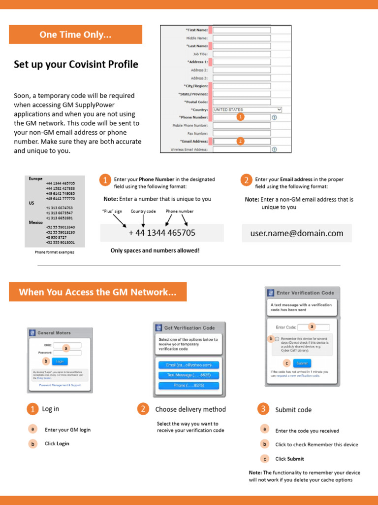 Two-Factor Authentication Covisint Update Instructions | Download Free ...