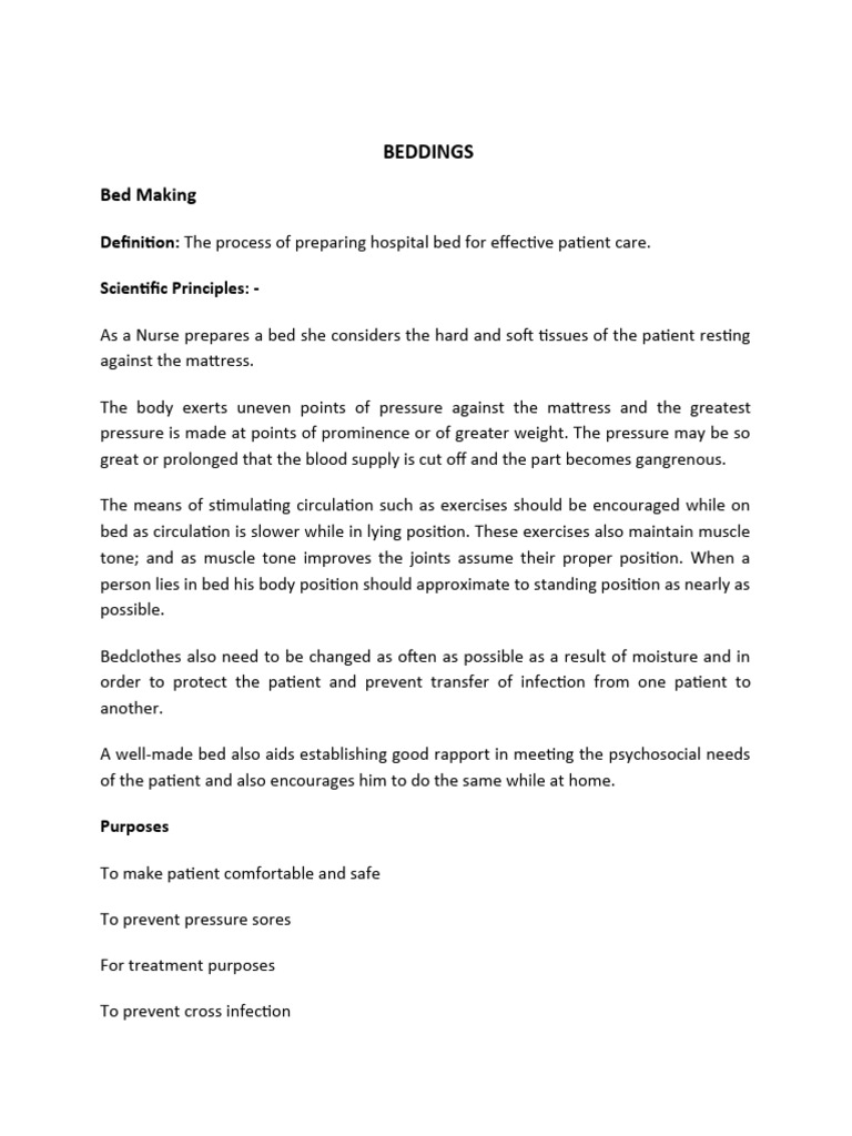 Bed Making | Download Free PDF | Bed | Bedding