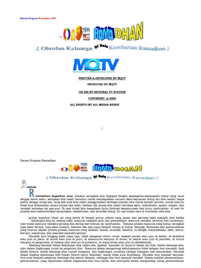 A. Desain Program (Contoh) | PDF | Karier & Perkembangan