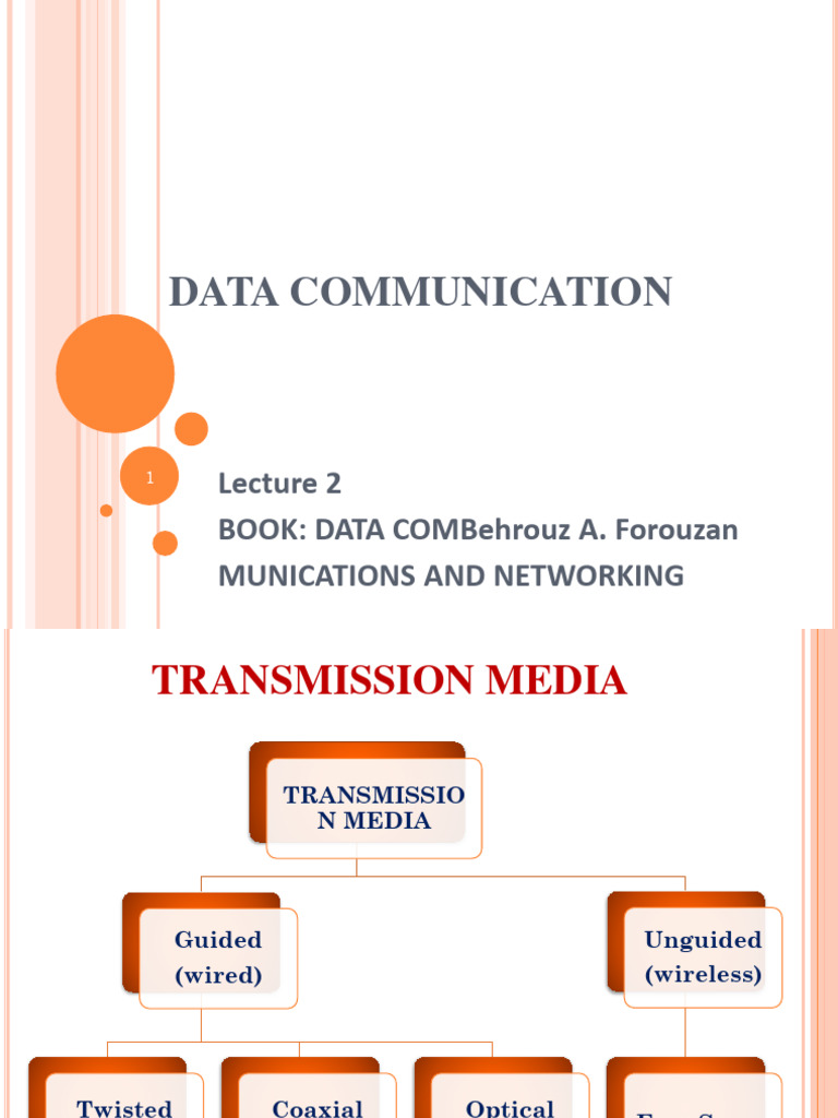 DC Lec2 | PDF | Transmission Medium | Wi Fi