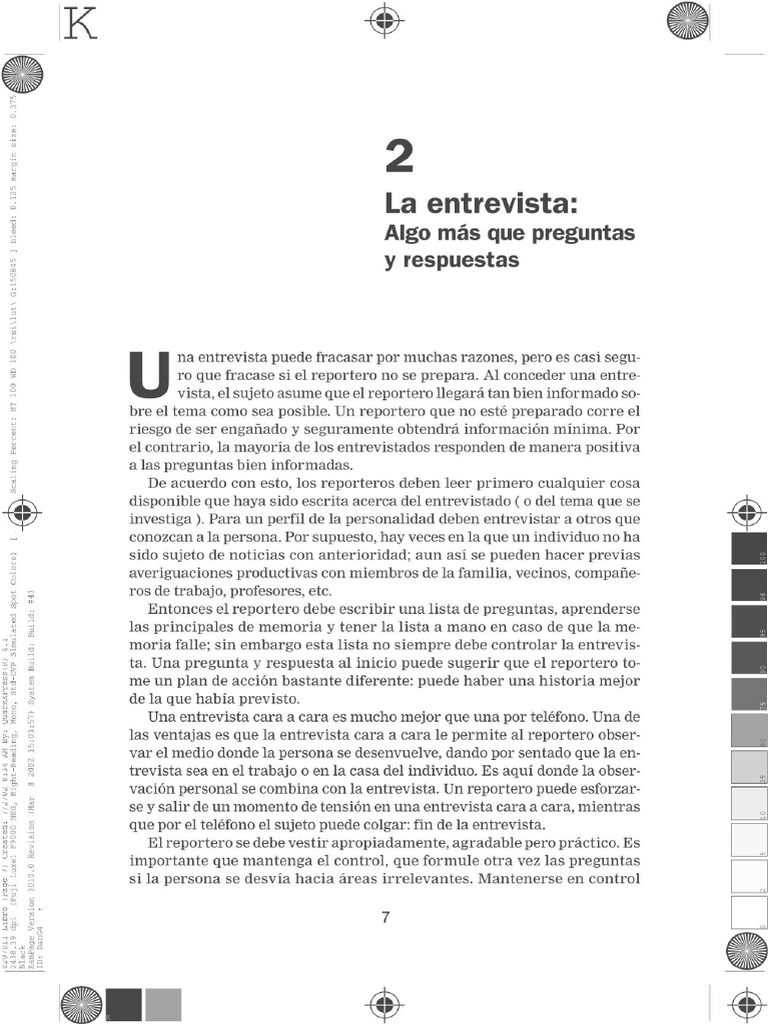 LA ENTREVISTA | PDF