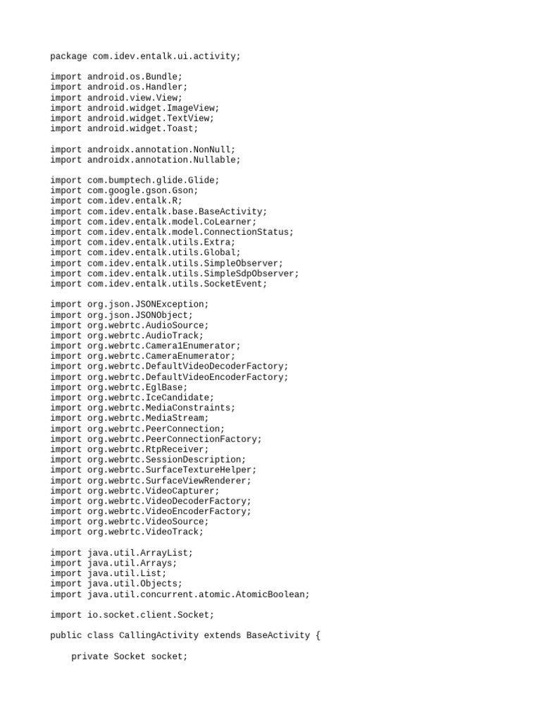 Webrtc | PDF | String (Computer Science) | Computer Data