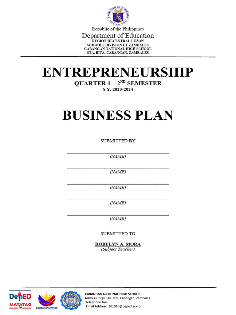 Business Plan Chapter Iii | PDF | Career & Growth | Business