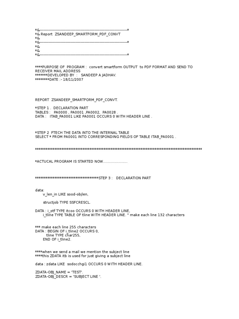 Send Smartform Output Mail Pdf Digital Technology Areas Of Computer Science