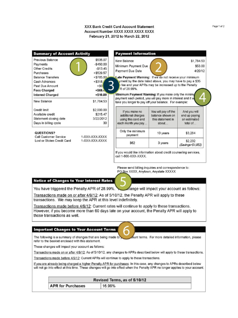 Understanding Your Statement | PDF | Credit Card | Payments