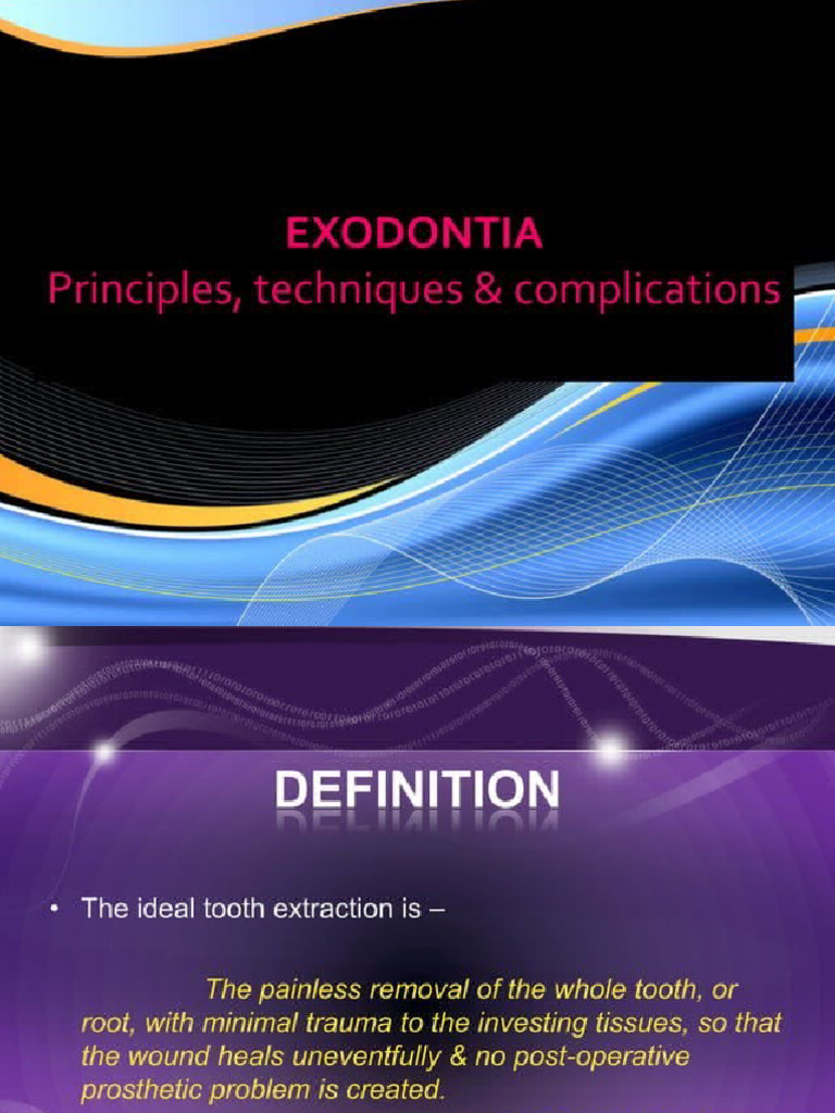 Exodontia | PDF