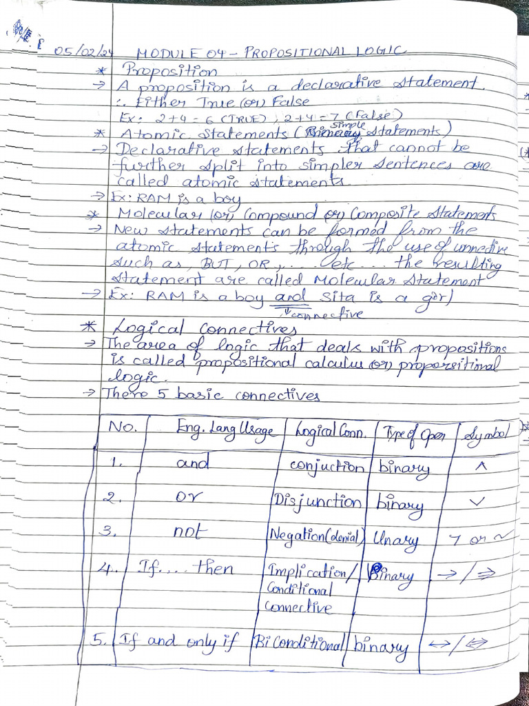 Module 04 - Propositional Logic (1) | PDF