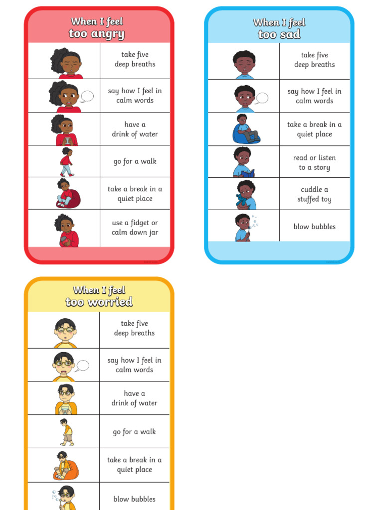 Au S 1653354131 Areas of Regulation Emotions Regulation Cards - Ver - 1 ...