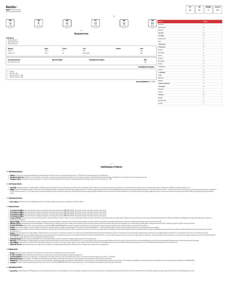 Niala, A Gênia - Bardo Qareen | PDF