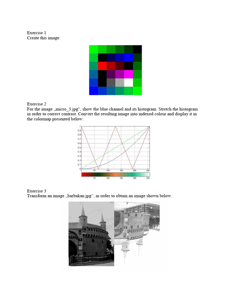Image Processing Exercises | PDF