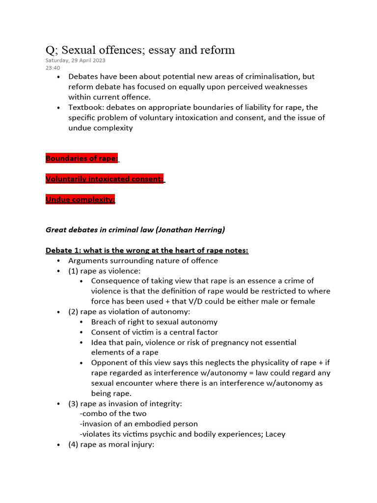 4 Temp | PDF | Rape | Consent