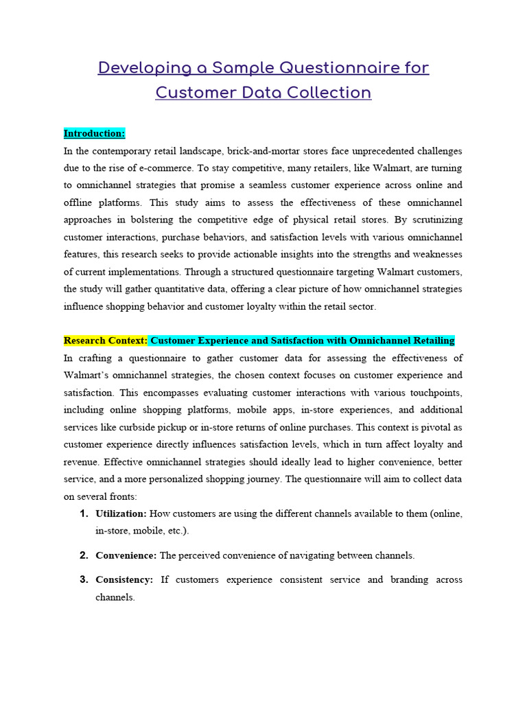 Assignment 2 - Research Methodology (F) | PDF | Customer Experience | Retail