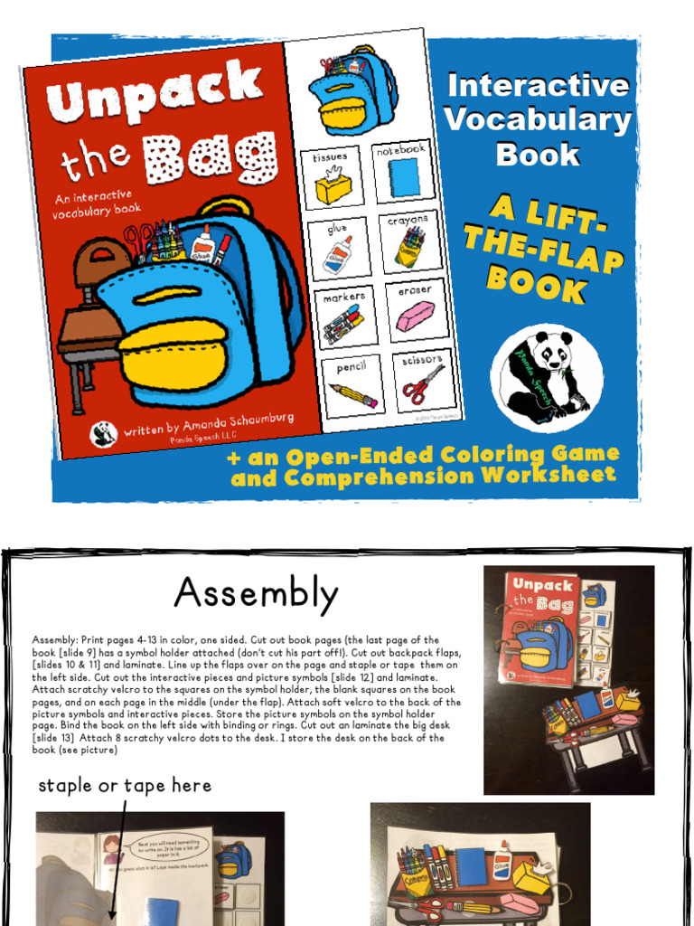 0007.拆包 - Unpack the Bag!【安静书素材】 | PDF | Books