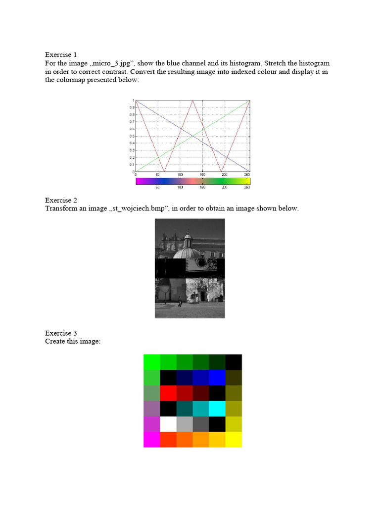Image Processing Exercises | PDF