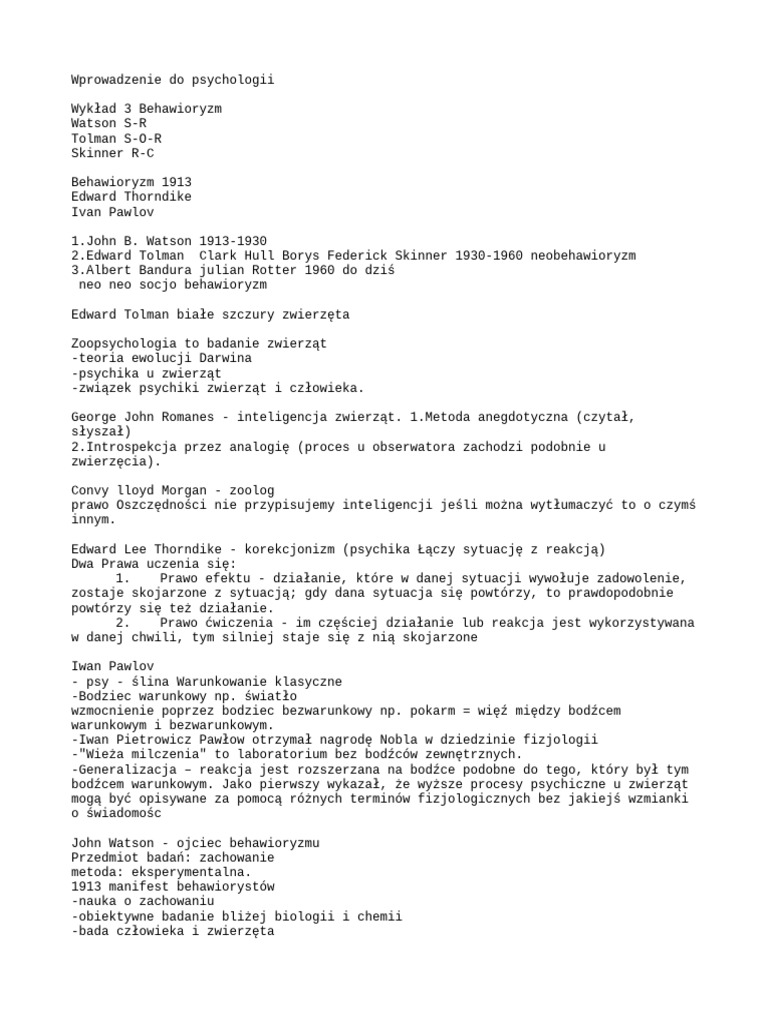 Wyklad 3 Wprowadzenie | PDF